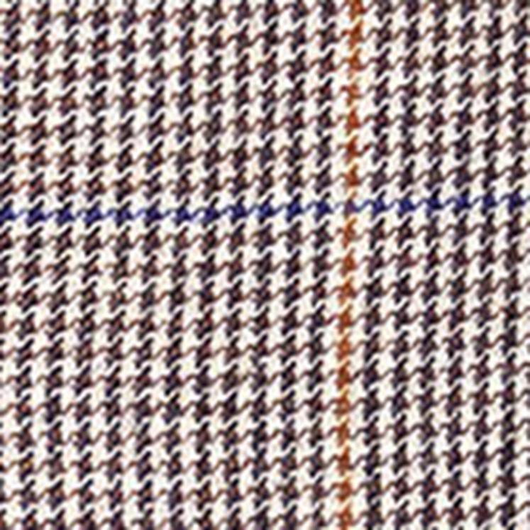 Dales Tweed Jacket - Brown/Blue Dogtooth