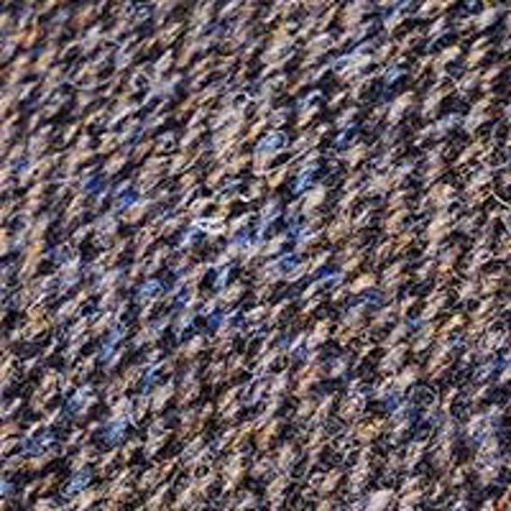 Harris Tweed Flat Cap - Blue