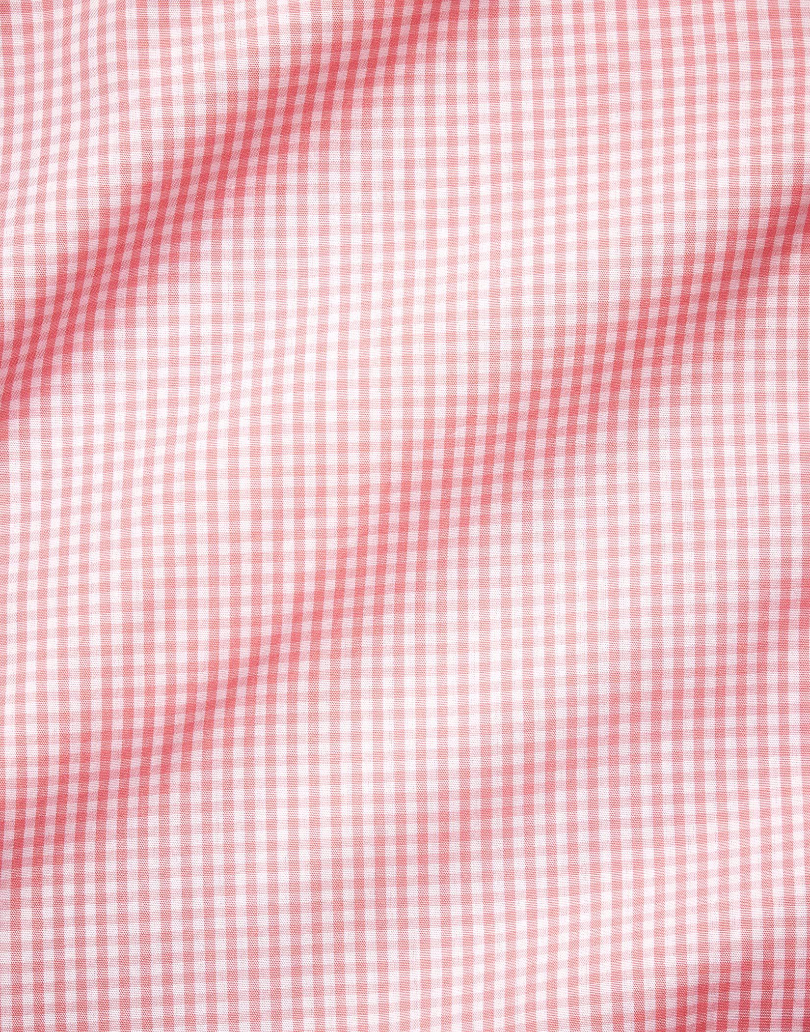 Pink Gingham Check Shirt