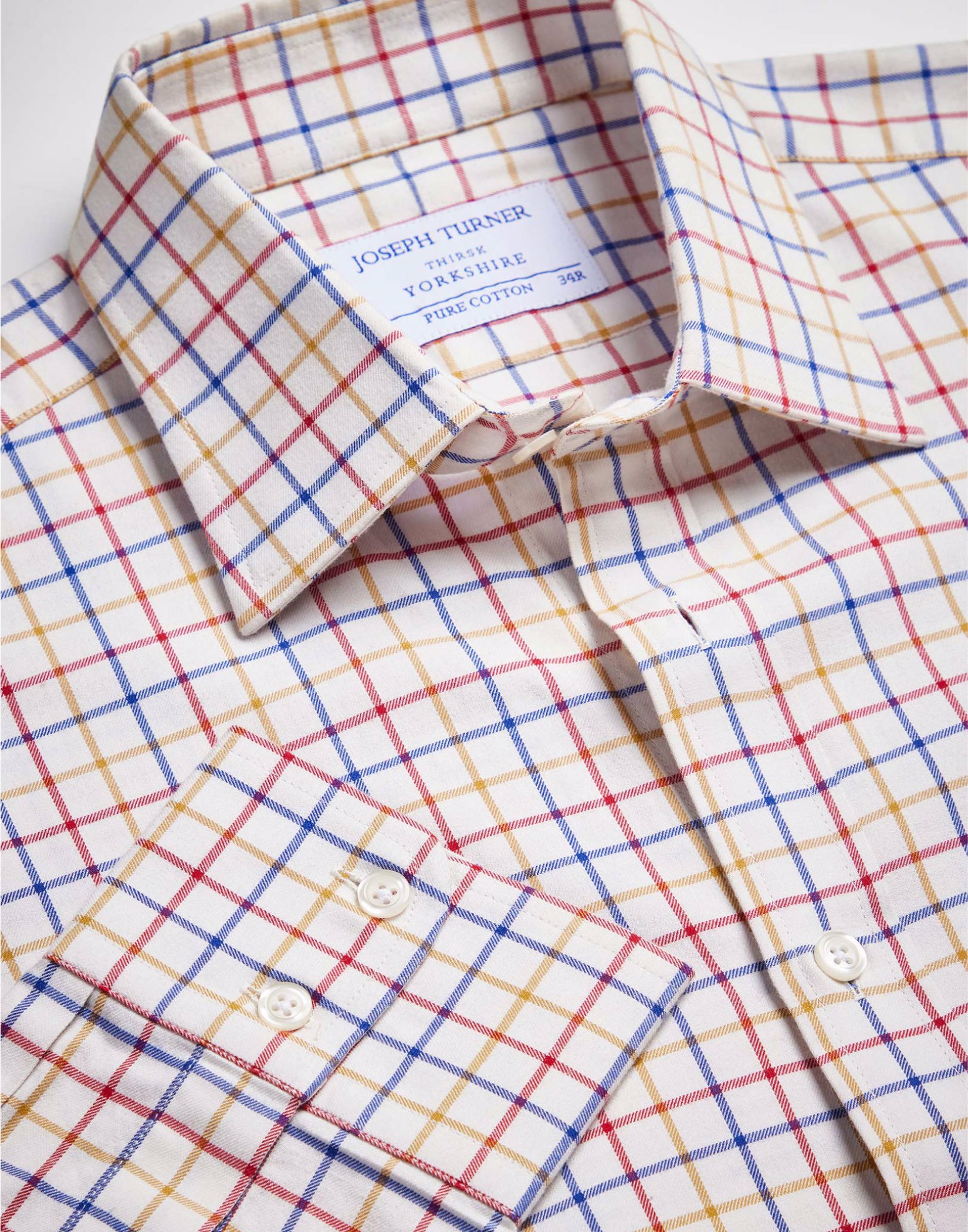 Men's Tattersall Check Country Shirts | Joseph Turner